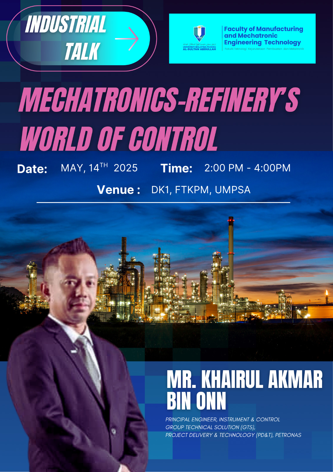 FTKPM - INDUSTRIAL TALK FTKPM: Mechatronics-Refinery’s World of Control